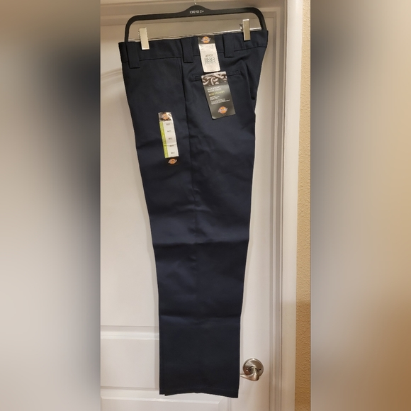 Dickies | Pants | Nwt Dickes Work Slim Straight Work Pants Dark Blue ...